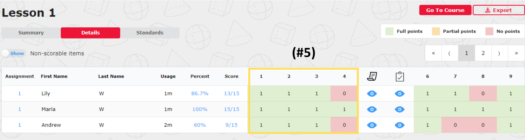 Details Tab in the Gradebook: Reviewing Student Work: 2025–26 School Year